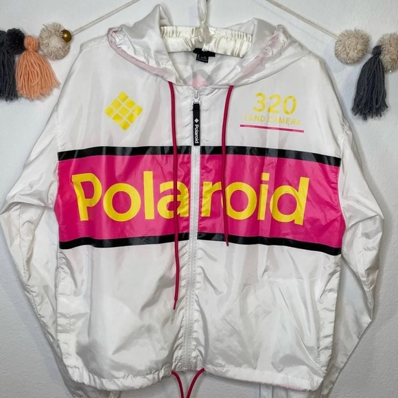 Polaroid | Jackets & Coats | Polaroid Vintage Windbreaker | Poshmark